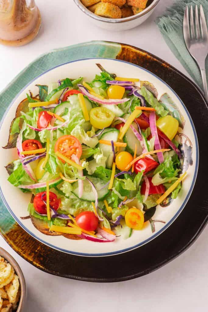 Simply Classic House Salad ⋆ Deb's Daily Dish