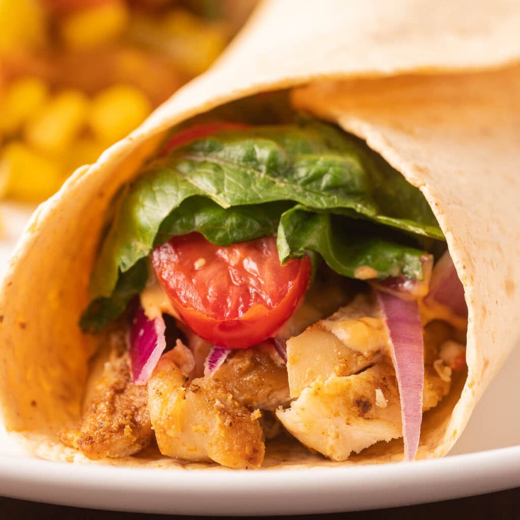 Cajun Chicken Wrap ⋆ Deb's Daily Dish